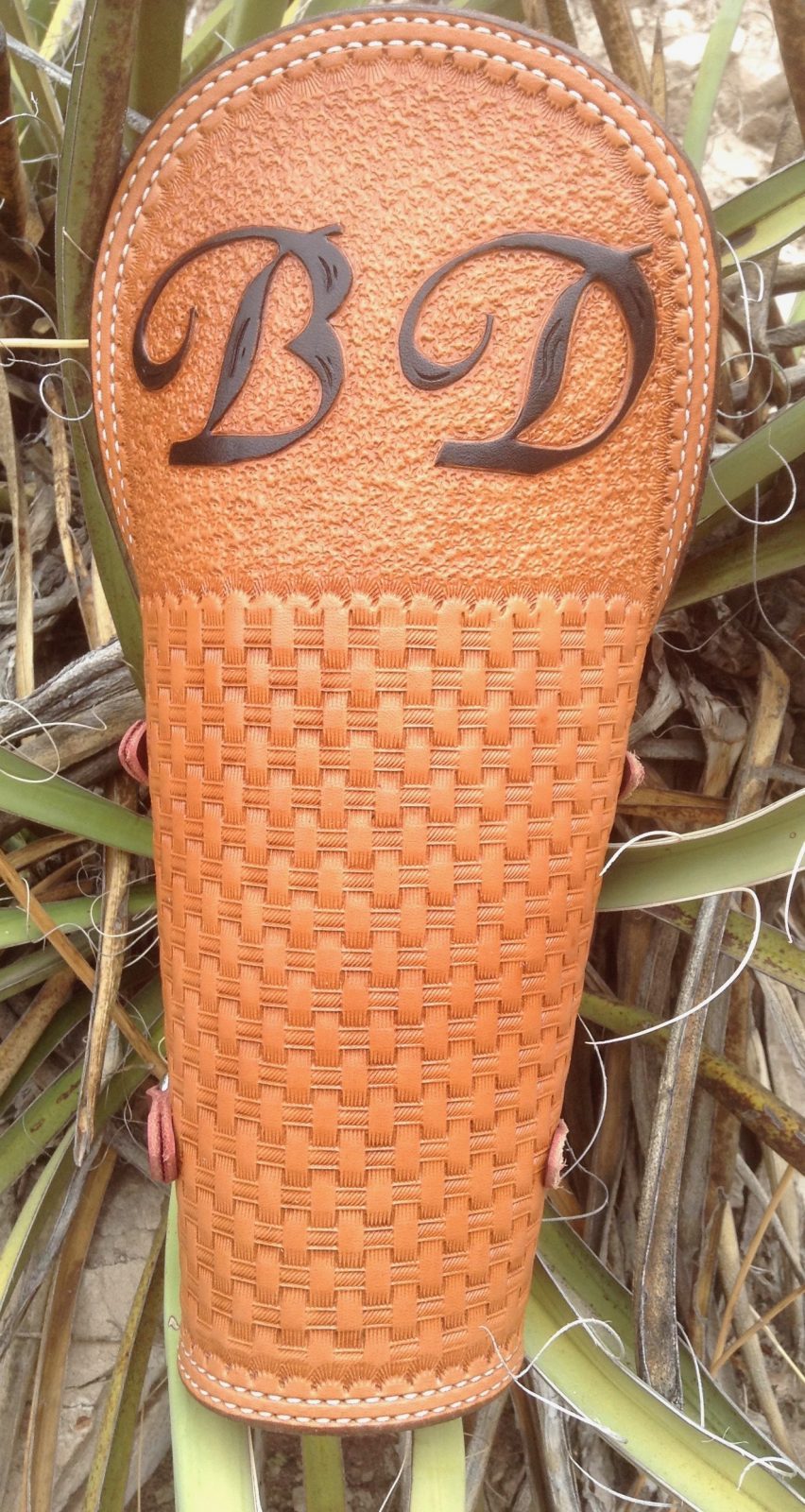 Custom Leather Welding Arm Pad Cuff And Rod Pouches Double Eagle 